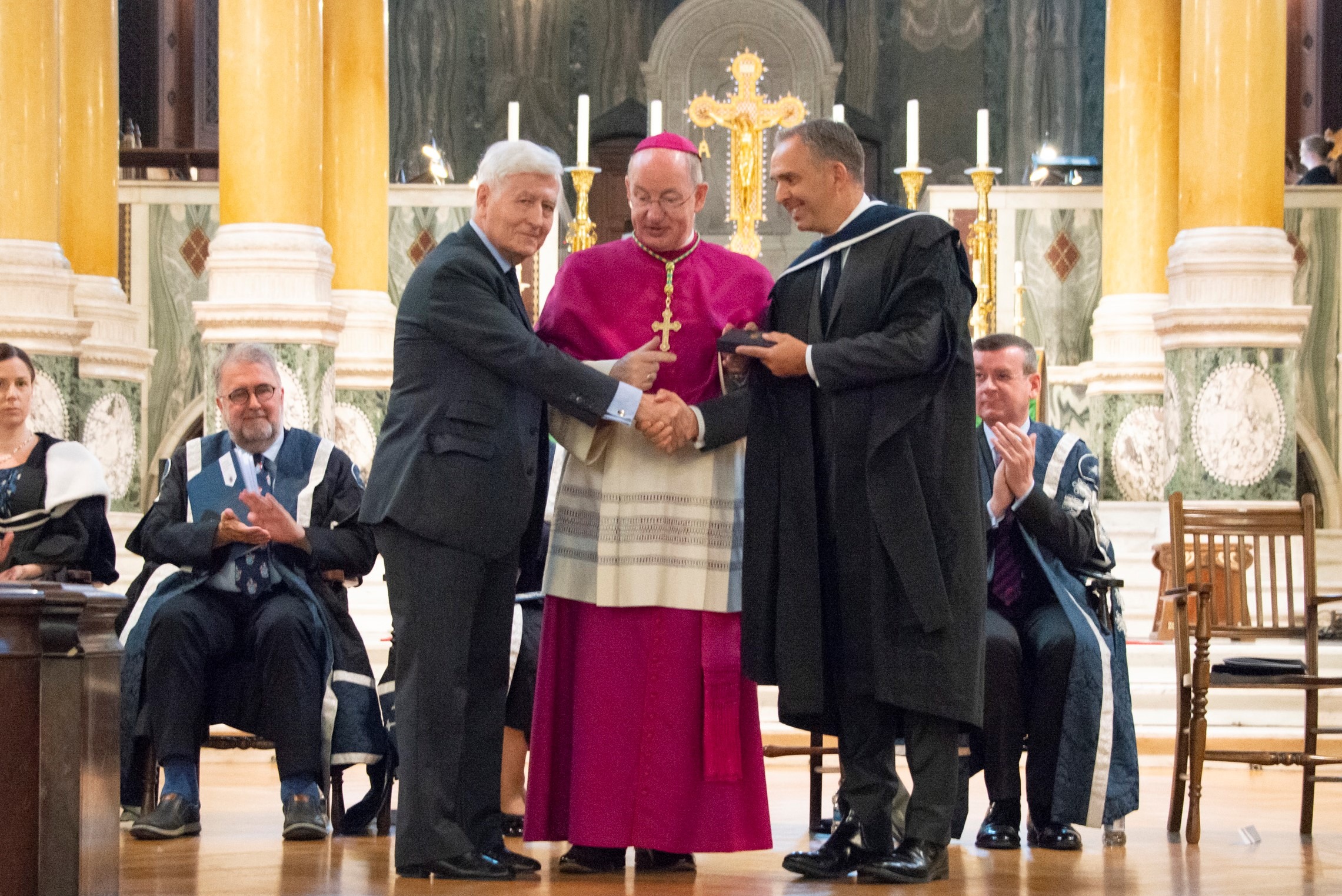 Dr. Moran presents Benedict Medal to Sir Mark Sedwill at St. Mary’s ...