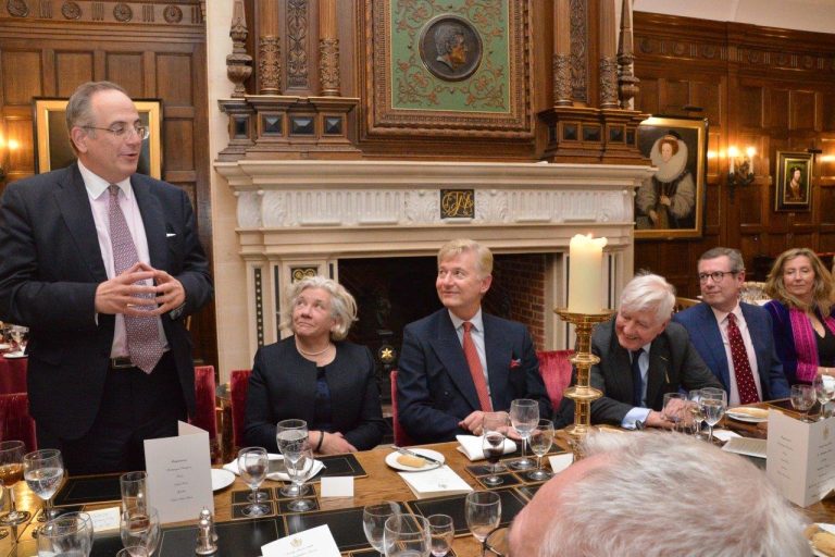Dr. Christopher Moran hosts Reception & Dinner in honour of The Rt. Hon ...